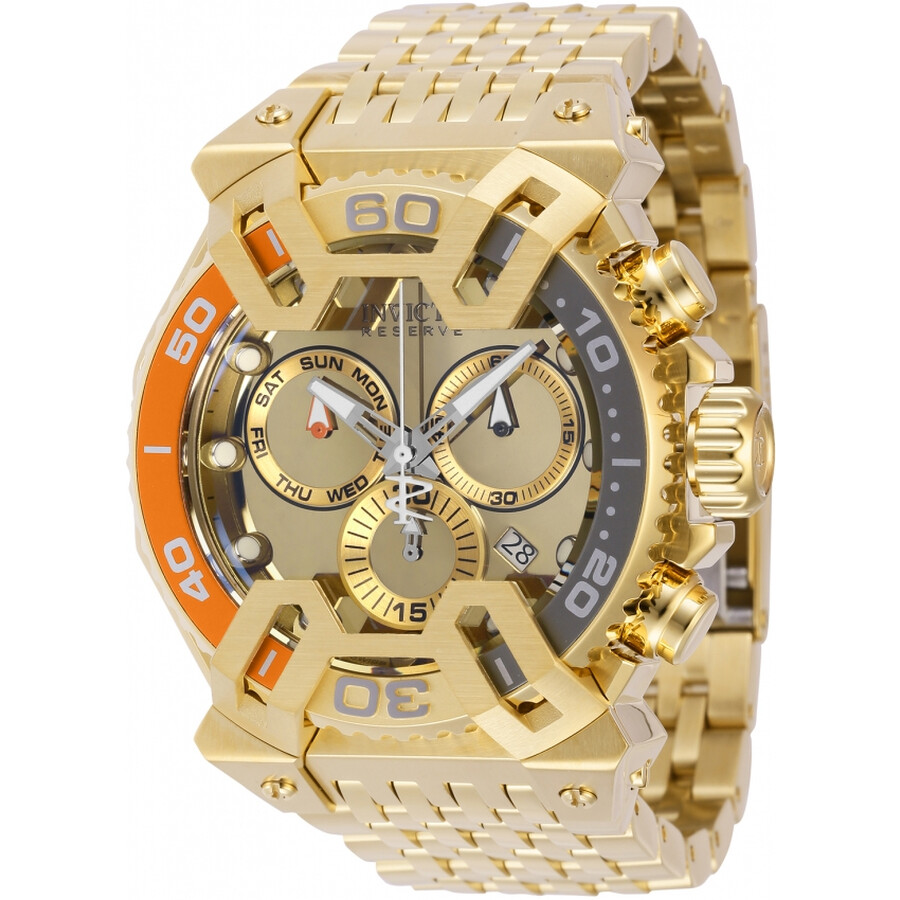 Invicta Coalition Forces X-Wing Chronograph Quartz Gold Dial Men's ...
