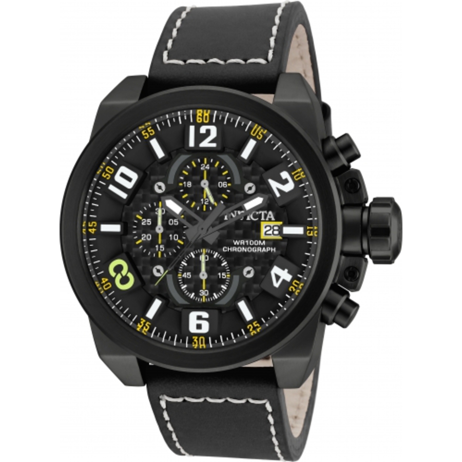 Invicta Corduba Chronograph Date GMT Quartz Black Dial Men's Watch ...