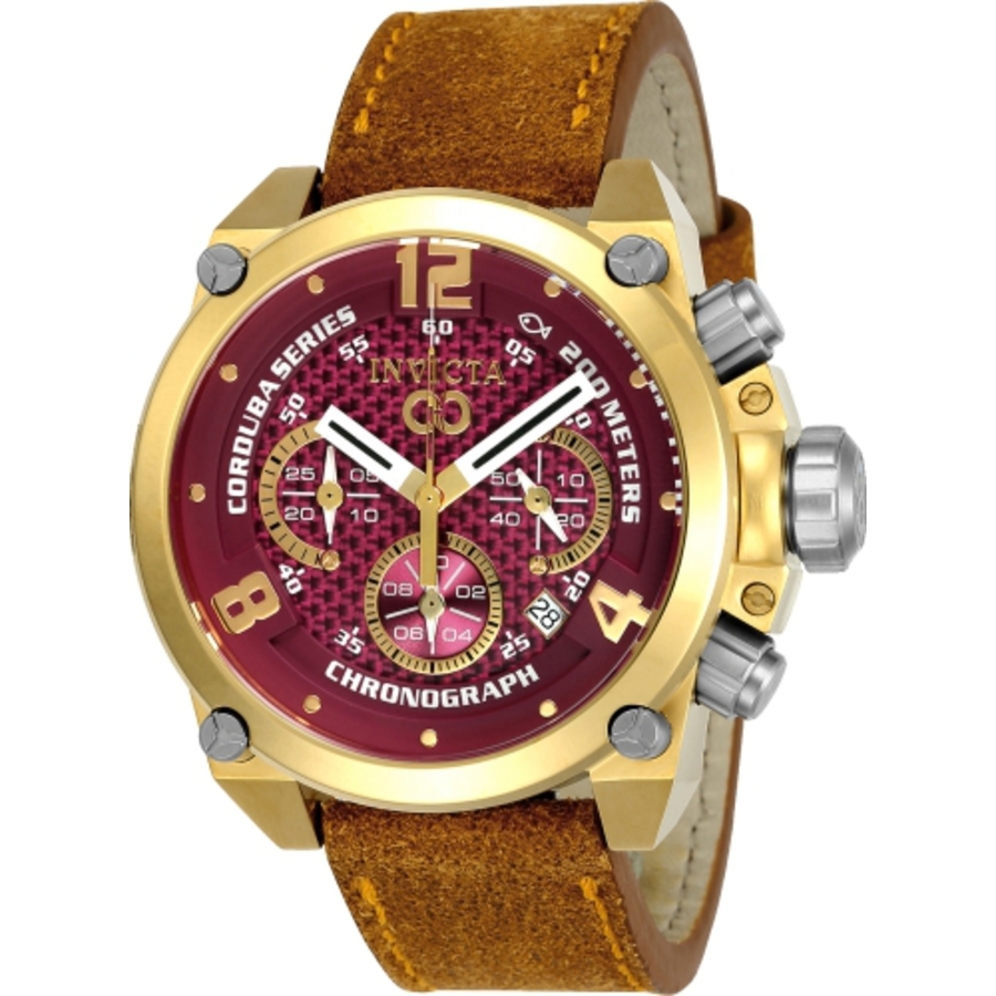 Invicta Corduba Chronograph Quartz Purple Dial Men's Watch 24310 ...