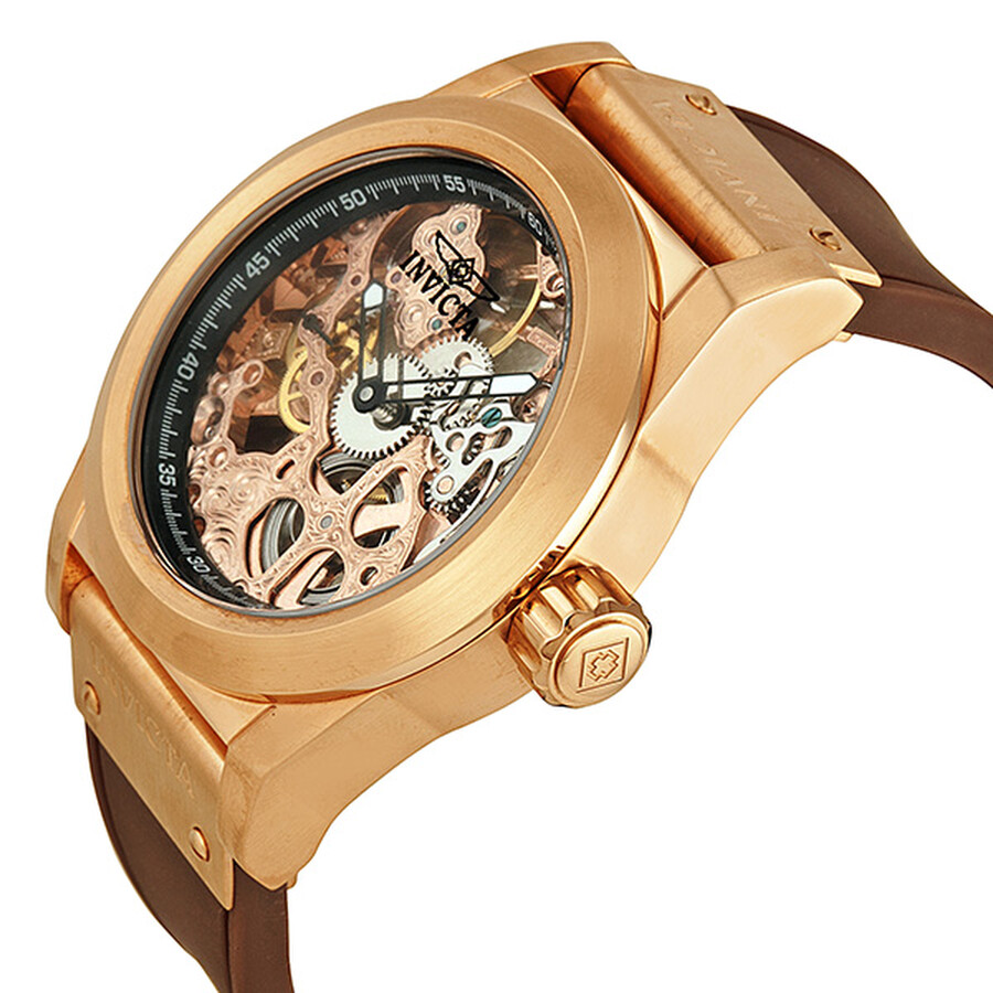 Invicta Corduba Sea Ghost Skeletonized Mechanical Rose Gold-tone Men's ...
