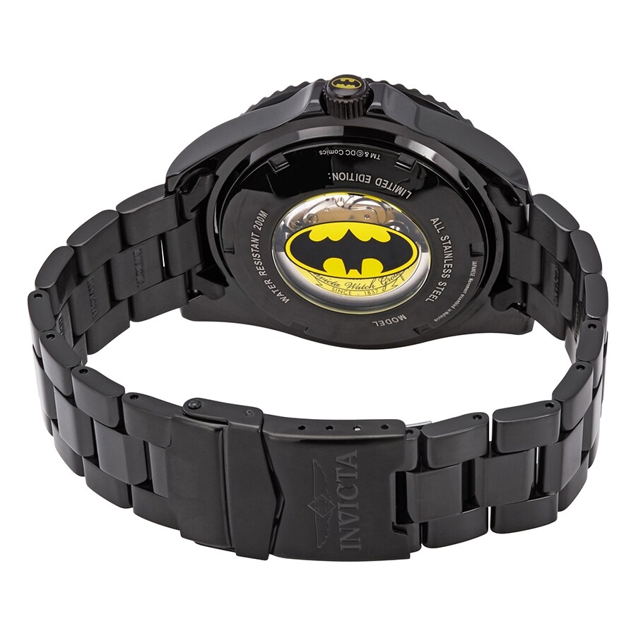 Invicta DC Comics Batman Automatic Black Dial Men's Watch 26900 ...