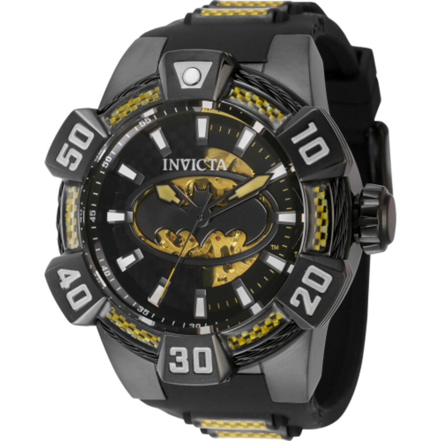 Invicta DC Comics Automatic Black Dial Men's Watch 41069 886678549818 ...