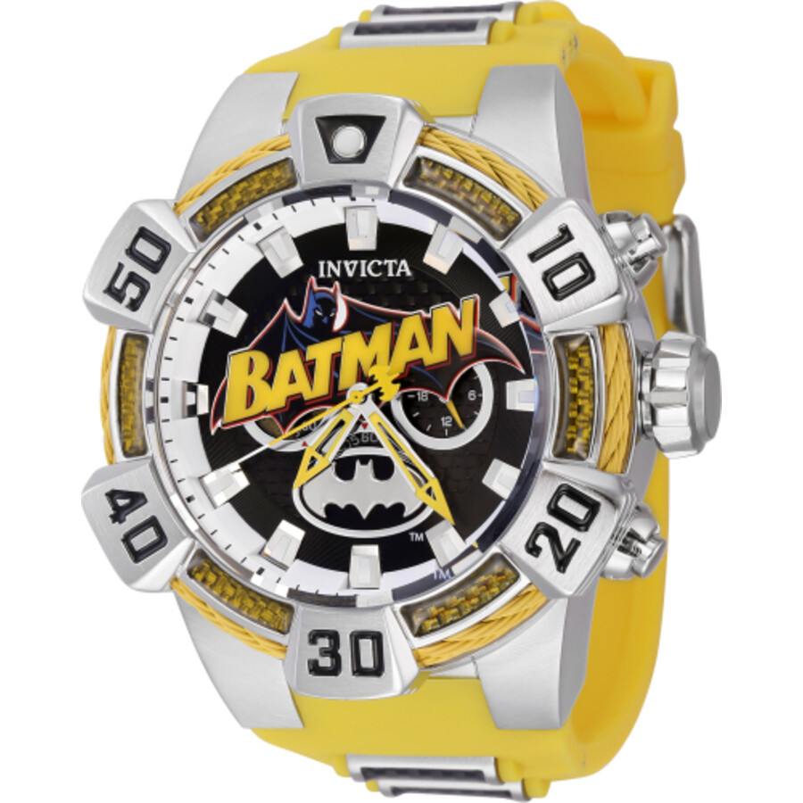 Invicta DC Comics Batman Chronograph GMT Quartz Men's Watch 41117 ...