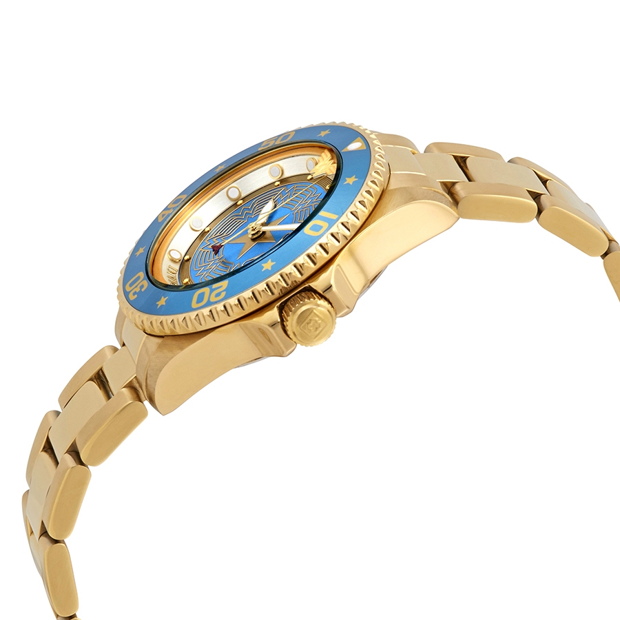 Invicta DC Comics Wonder Woman Quartz Blue Dial Ladies Watch 29691 ...