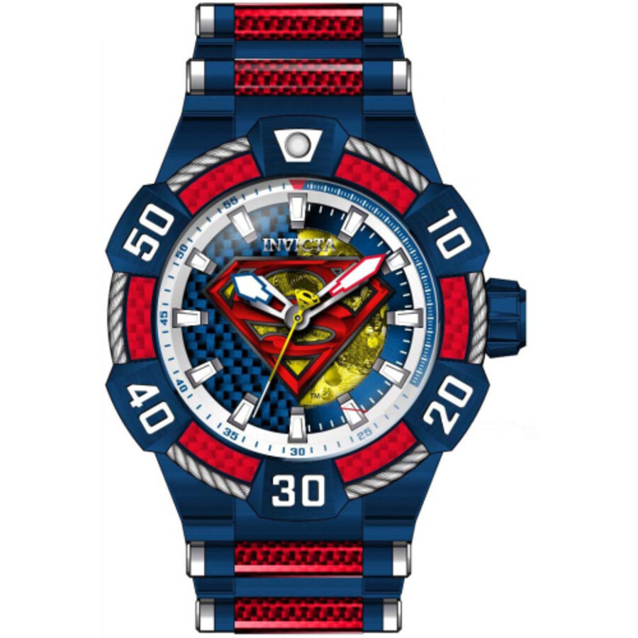 Invicta DC Comics Superman Automatic Blue Dial Men's Watch 41001 ...