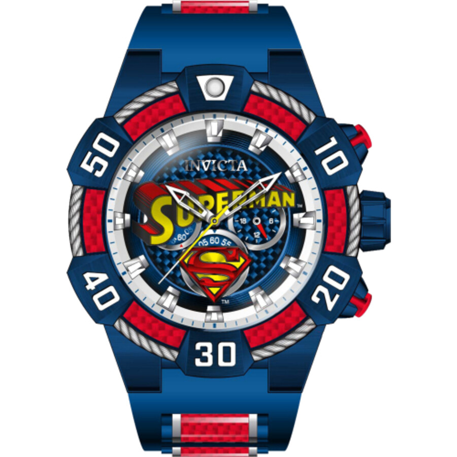 Invicta DC Comics Superman Chronograph Quartz Men's Watch 41139 ...
