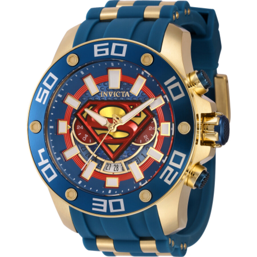 Invicta DC Comics Superman Quartz Men's Watch 43591 886678577583 - DC ...