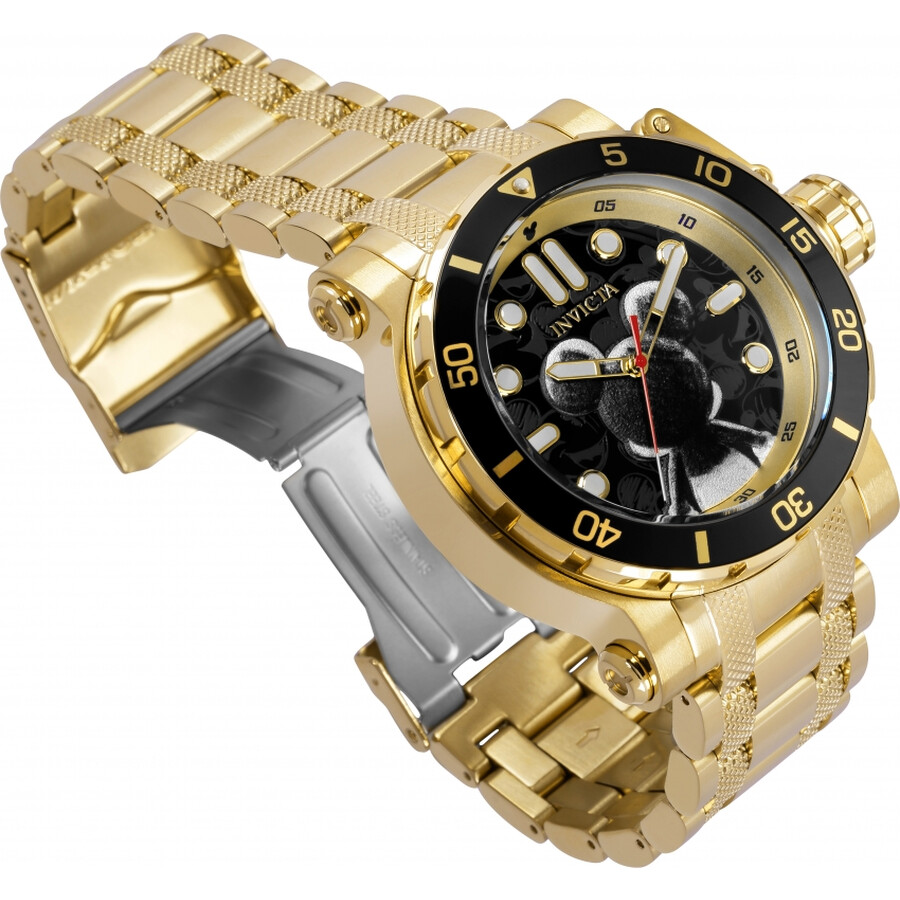 Invicta Disney Limited Edition Mickey Mouse Quartz Black Dial Men's ...