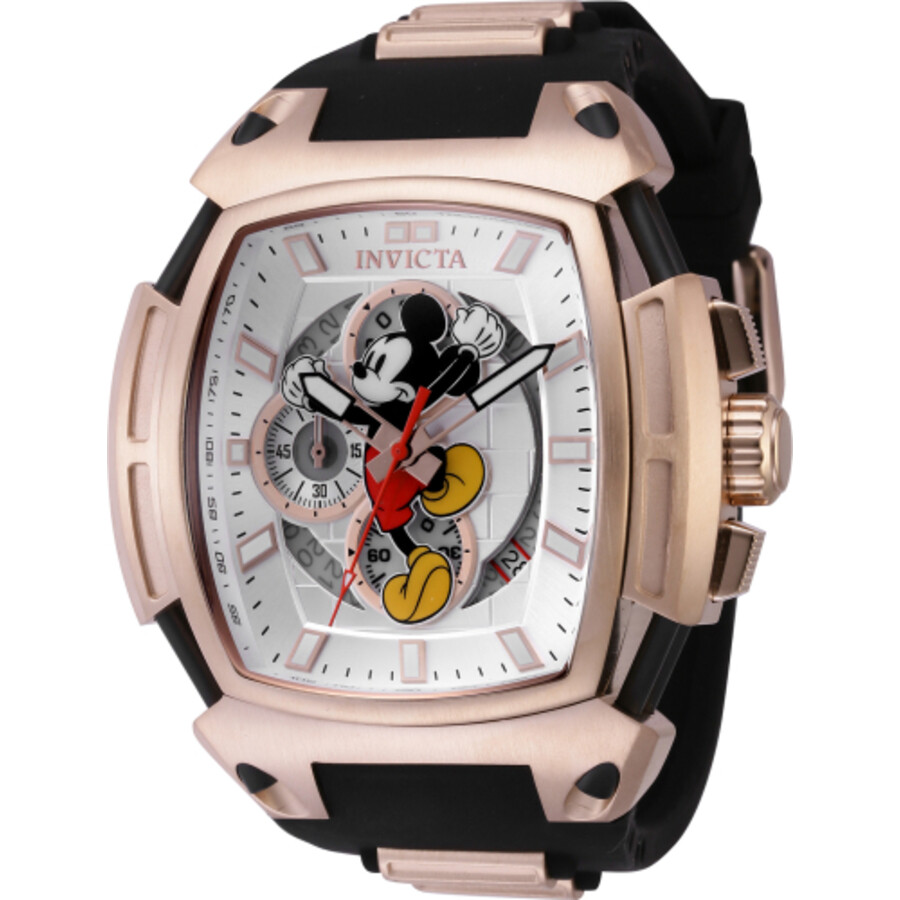 Invicta Disney Mickey Mouse Chronograph Quartz White Dial Men's Watch ...