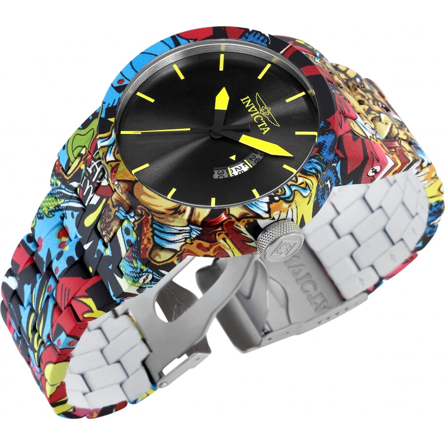 Invicta DNA Quartz Black Dial Men's Watch 34488 886678412150 - Watches ...