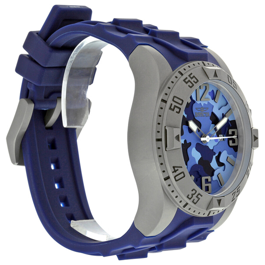 Invicta Excursion Diver Blue Camo Men's Watch 1096 0961613269133 ...