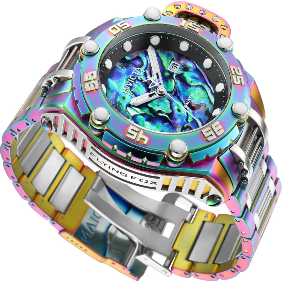 Invicta Flying Fox Automatic Blue Oyster Dial Men's Watch 37045 ...
