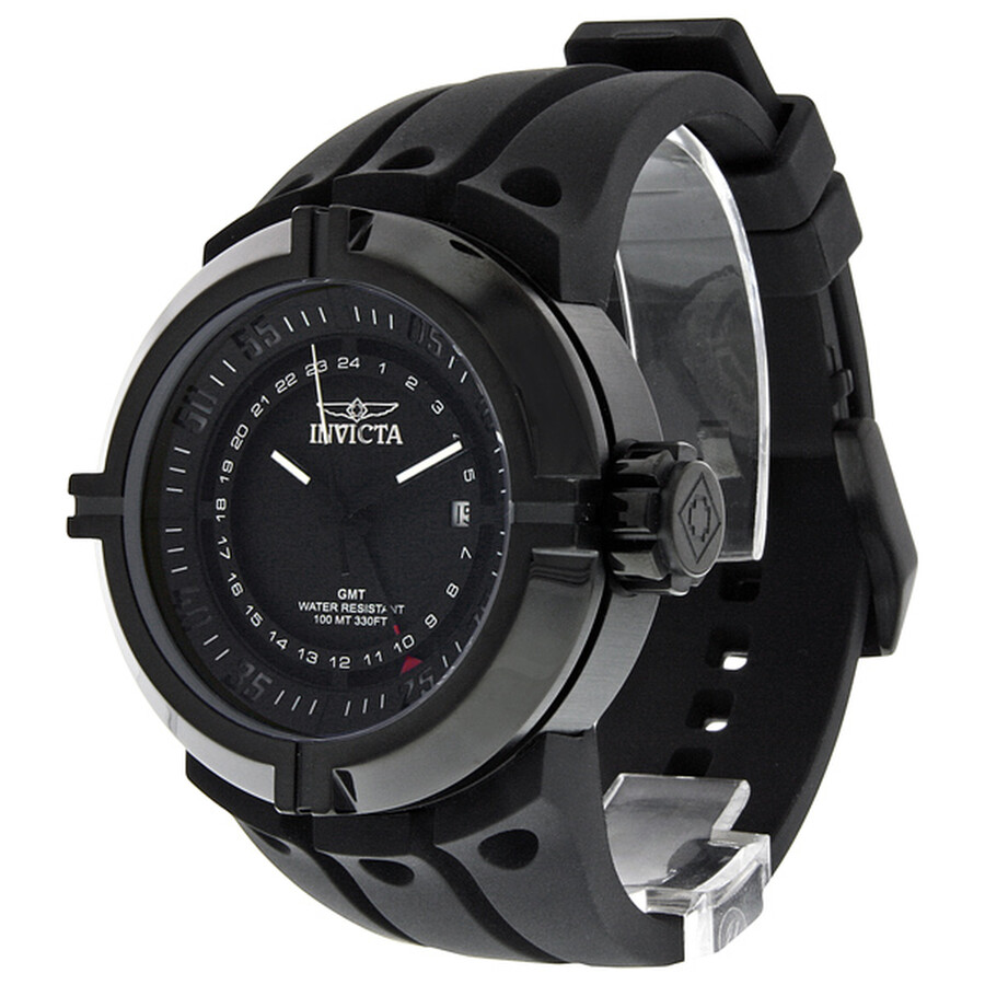 Invicta Force Collection Black Ion Plated GMT Men's Watch 0835 ...