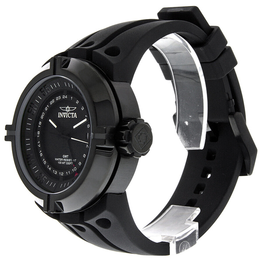 Invicta Force Collection Black Ion Plated GMT Men's Watch 0835 ...