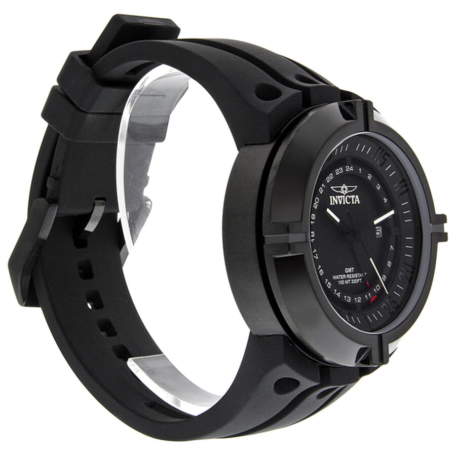 Invicta Force Collection Black Ion Plated GMT Men's Watch 0835 ...