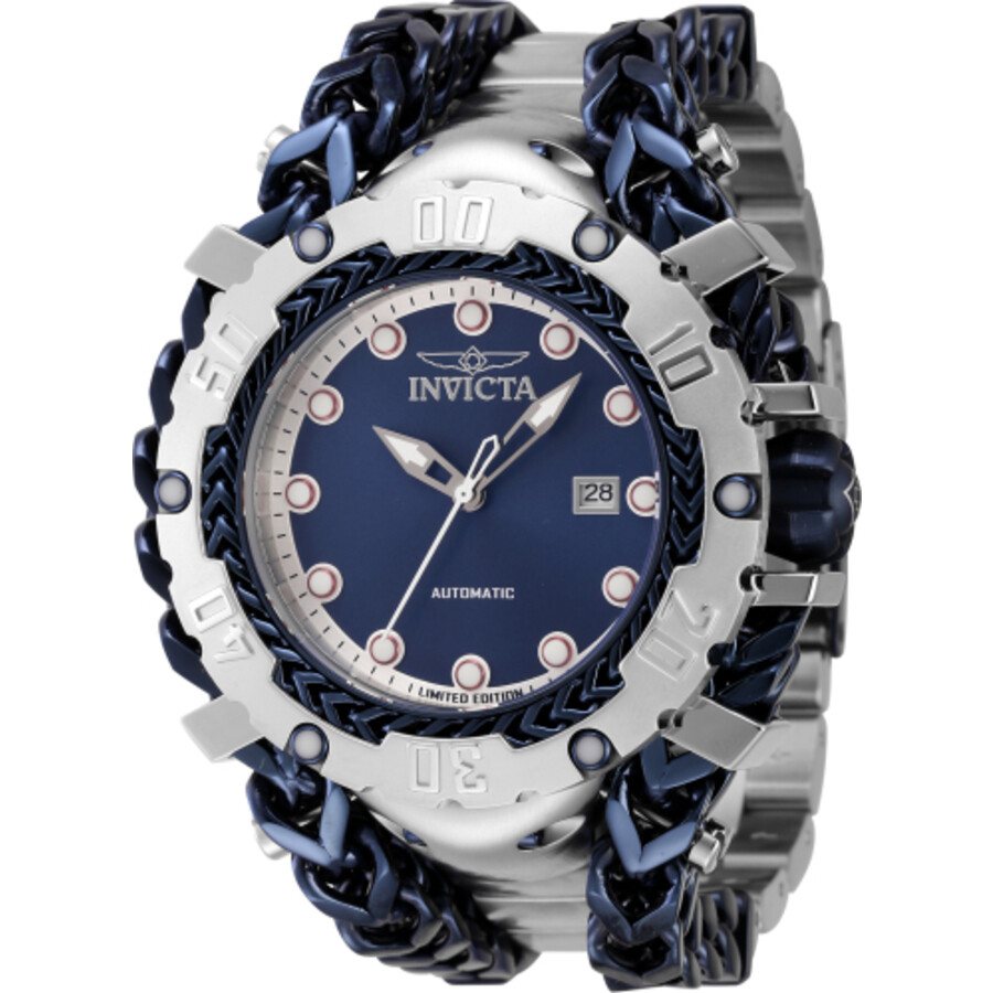Invicta Gladiator Automatic Blue Dial Men's Watch 46227 886678612857 ...