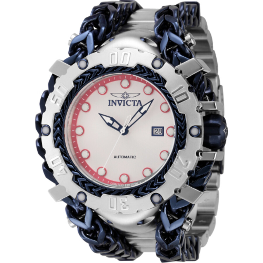 Invicta Gladiator Automatic Silver Dial Men's Watch 46217 886678612758 ...