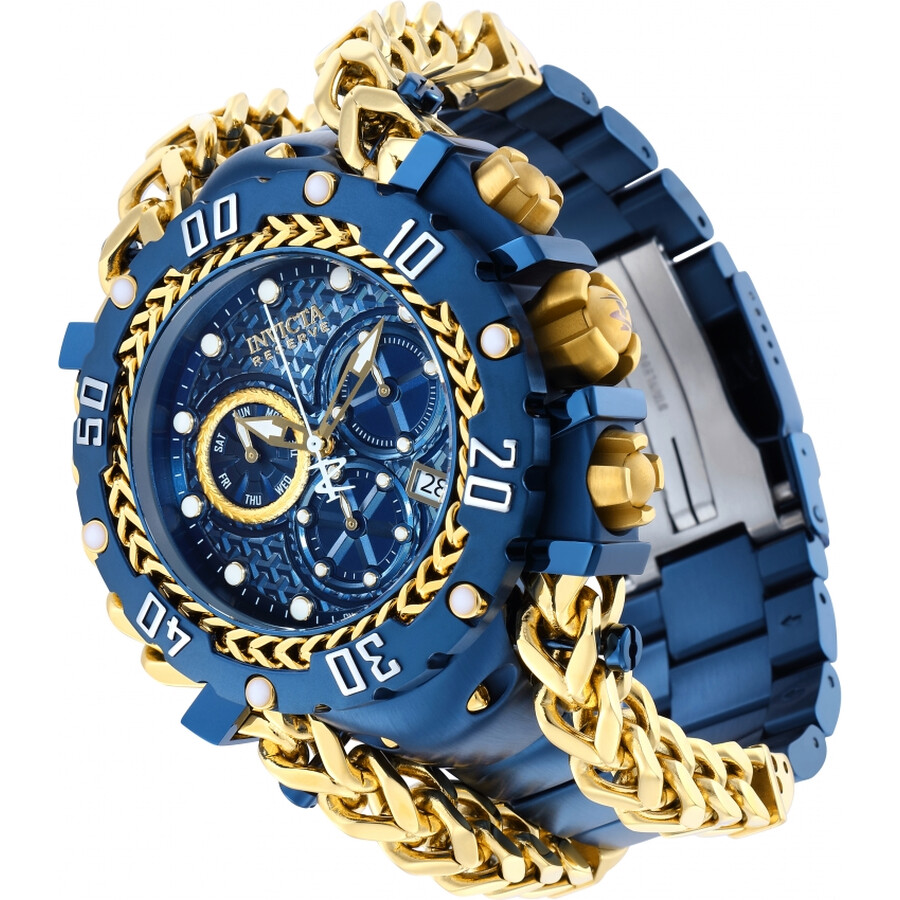 Invicta Gladiator Chronograph Quartz Blue Dial Men's Watch 36623 ...