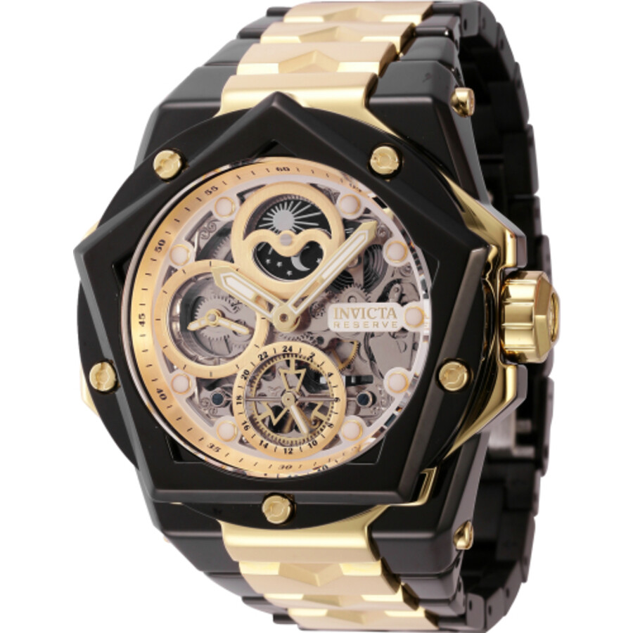 Invicta Helios Automatic Day-Night Gold Dial Men's Watch 44602 ...