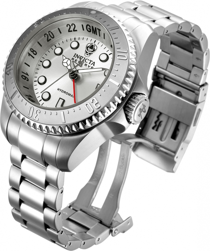 Invicta Hydromax GMT Date Quartz Silver Dial Men's Watch 29726 ...