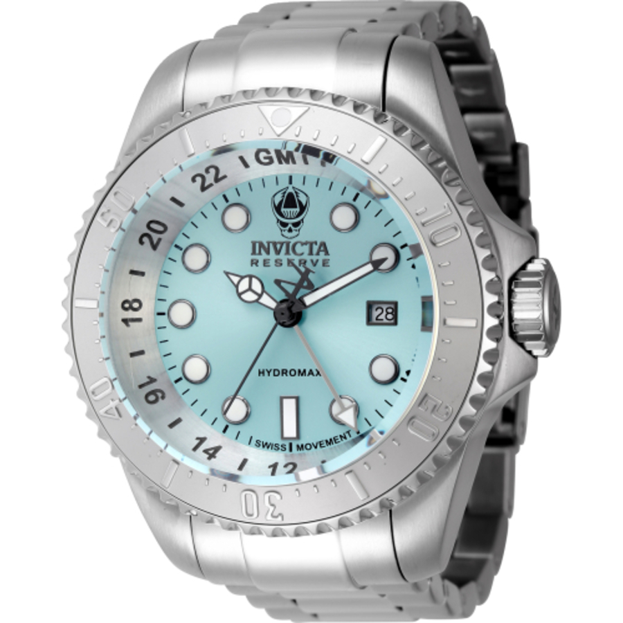 Invicta Hydromax GMT Date Quartz Turquoise Dial Men's Watch 45472 ...