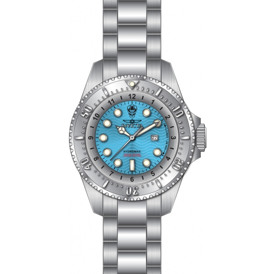 Invicta Hydromax Quartz Blue Men's Watch 30843 886678365388 - Watches ...