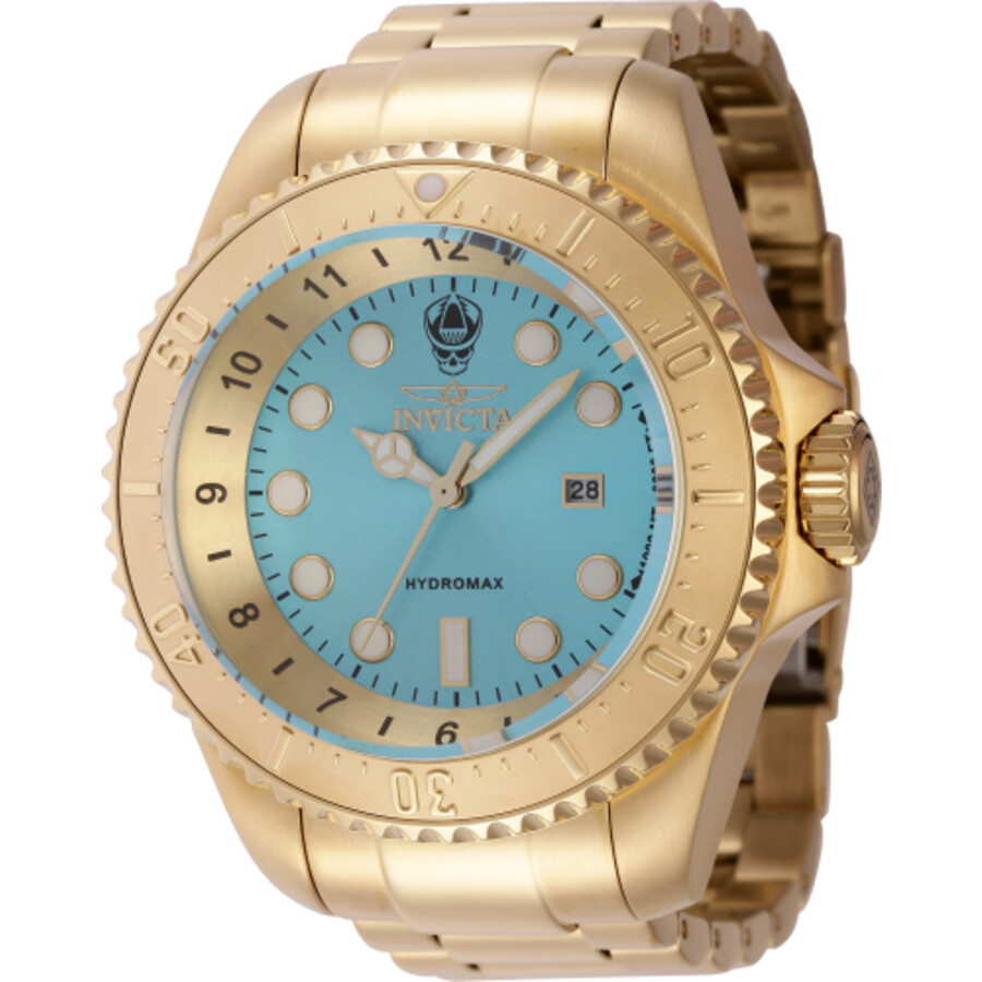 Invicta Hydromax Quartz Date Blue Dial Men's Watch 37594 886678464135 ...