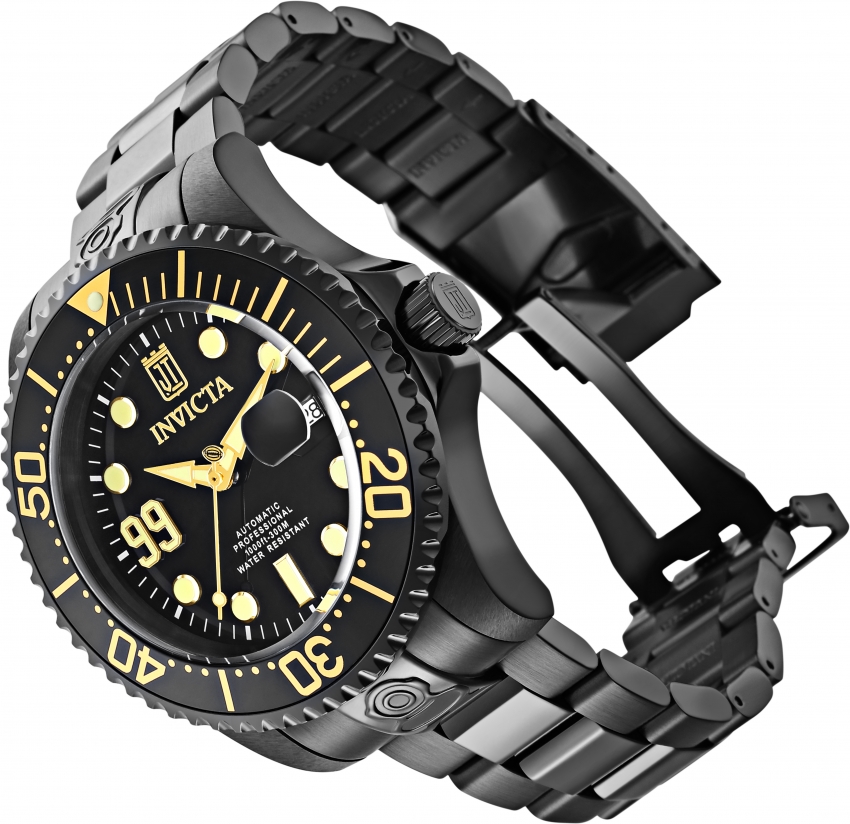 Invicta Jason Taylor Automatic Black Dial Men's Watch 30196 ...