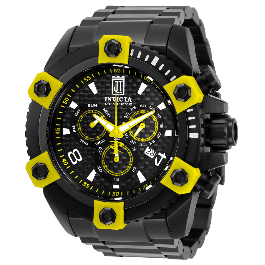 Invicta Jason Taylor Chronograph Quartz Black Dial Men's Watch 33994 ...