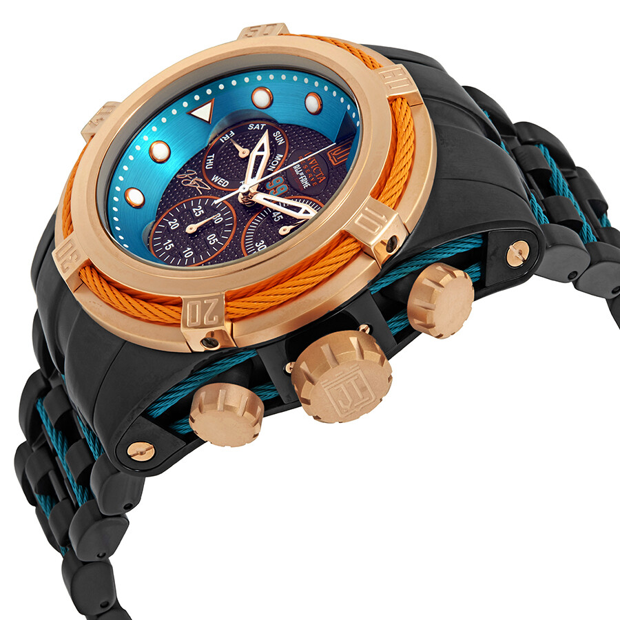 Invicta Jason Taylor Chronograph Blue Dial Men's Watch 25309 ...