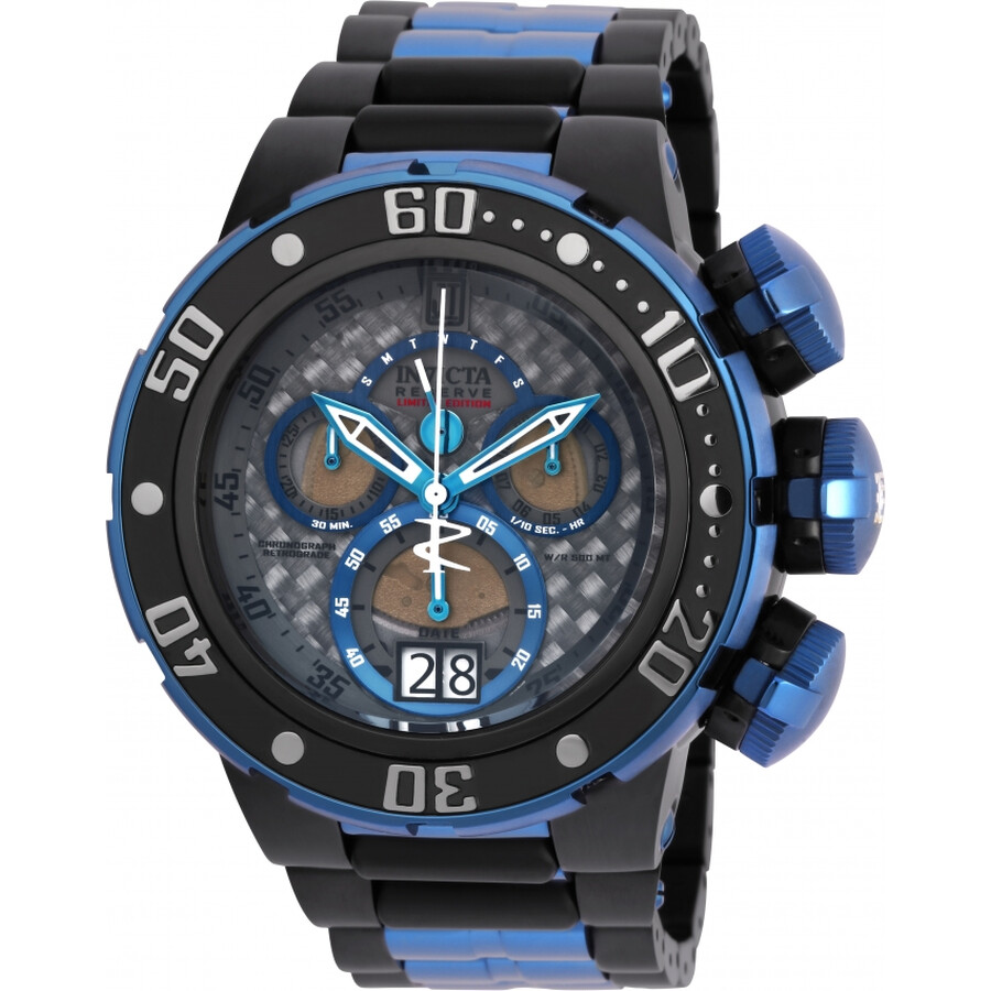 Invicta Jason Taylor Chronograph Glass Fiber Dial Men's Watch 22271 ...