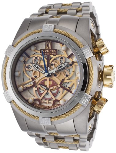 Invicta Jason Taylor Chronograph Skeleton Dial Stainless Steel Men's ...