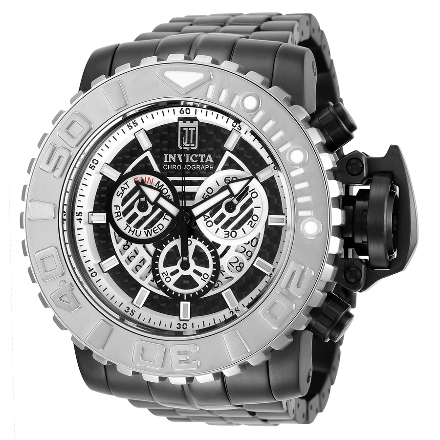 Invicta JT Chronograph Quartz Black Dial Men's Watch 33995 886678406647 ...