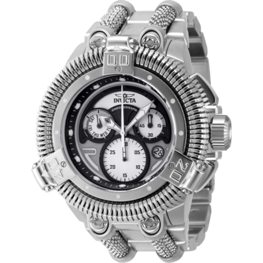 Invicta King Python Chronograph Quartz Silver Dial Men's Watch 44302 ...