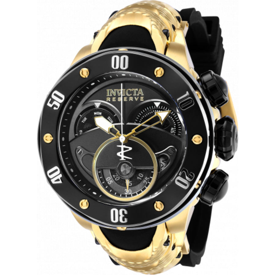 Invicta Kraken Chronograph Quartz Black Dial Men's Watch 36331 ...
