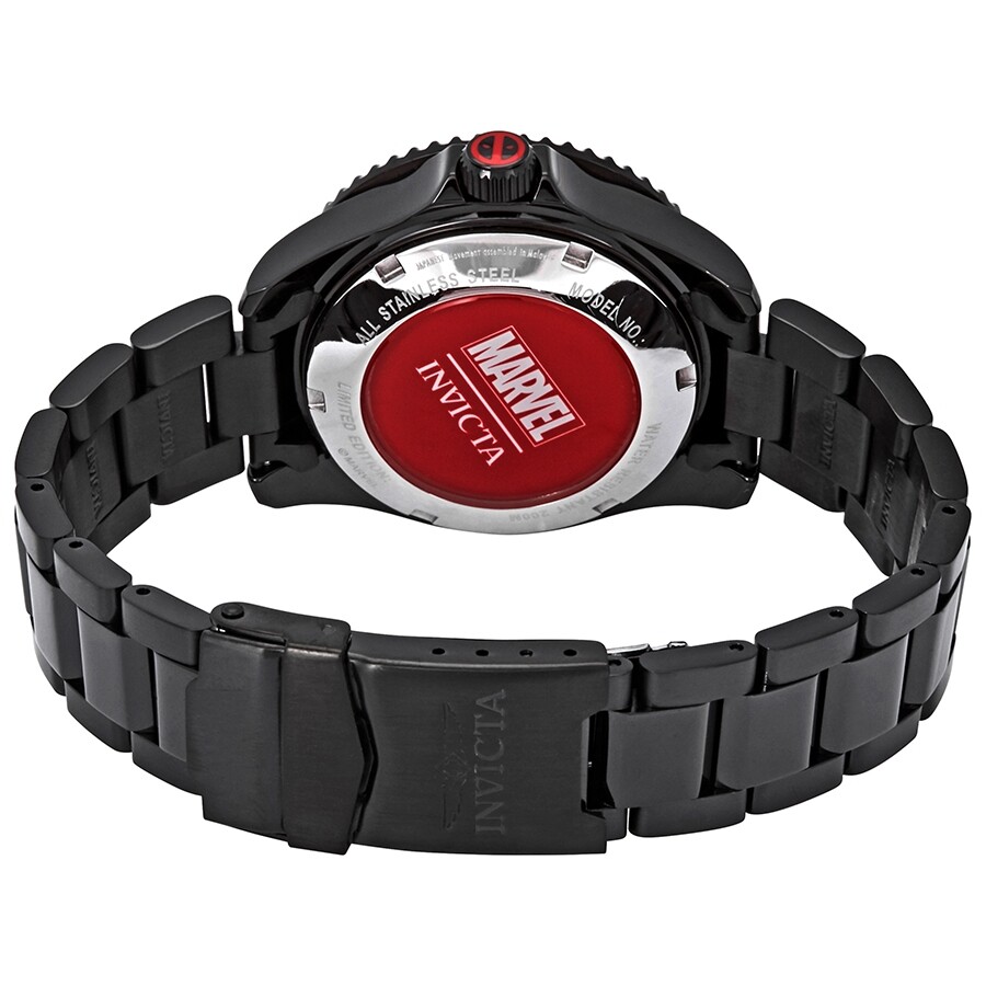 Invicta Marvel Deadpool Automatic Black Dial Ladies Watch 27154 ...