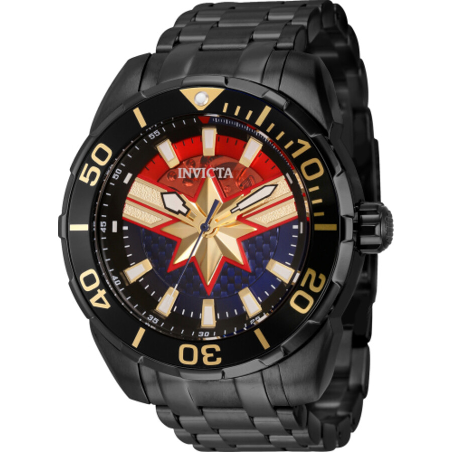Invicta Marvel Captain Marvel Automatic Men's Watch 43057 886678571499 ...