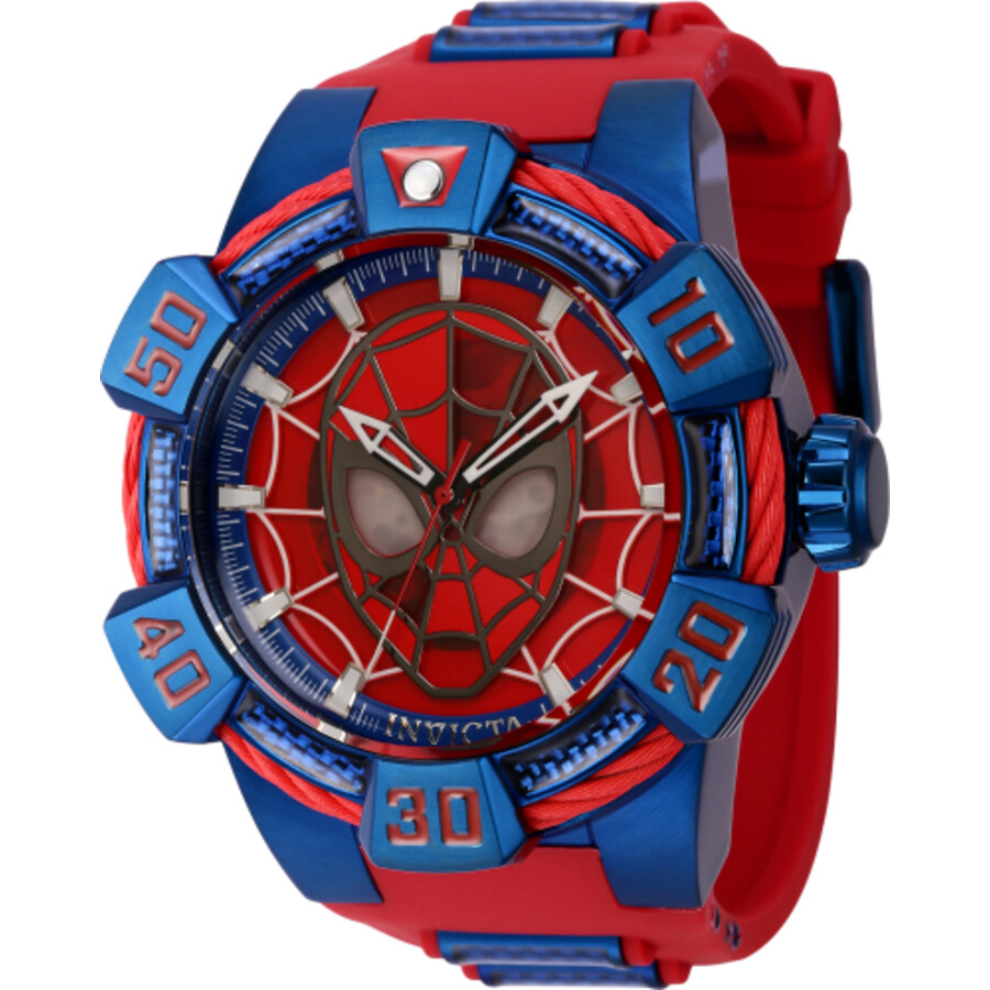 Invicta Marvel Spiderman Automatic Red Dial Men's Watch 41022 ...