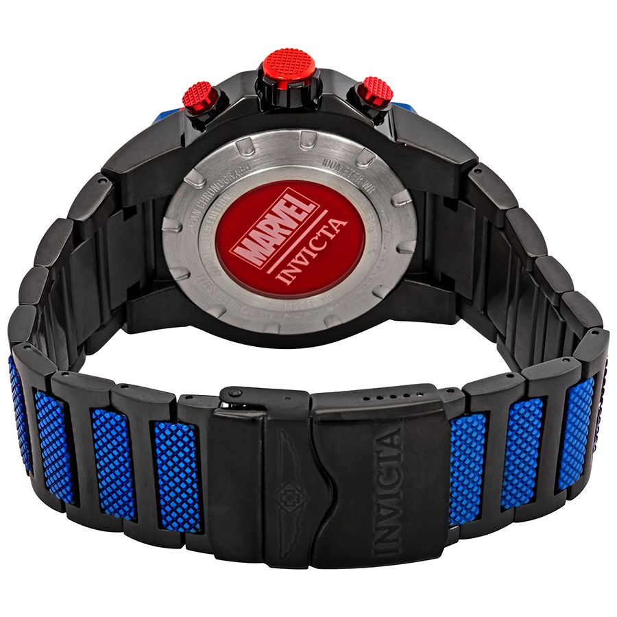 Invicta Marvel Spiderman Chronograph Red Dial Two-tone Men's Watch ...