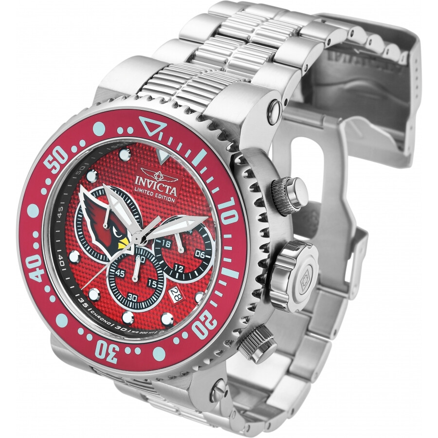 Invicta NFL Arizona Cardinals Chronograph Quartz Men's Watch 33115 ...