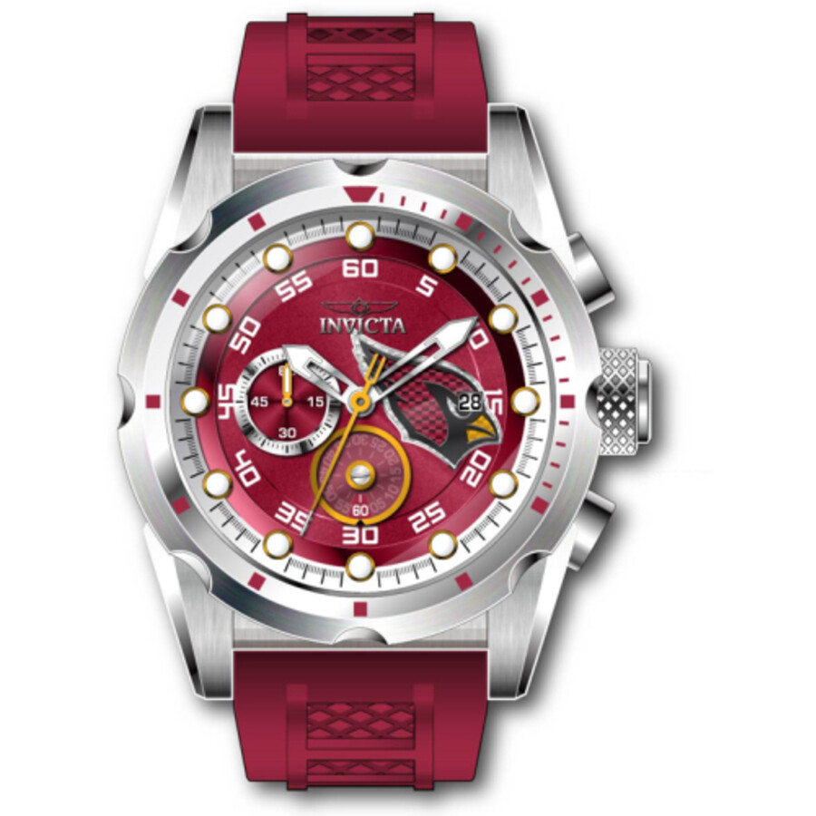 Invicta NFL Arizona Cardinals Chronograph Quartz Men's Watch 45551 ...