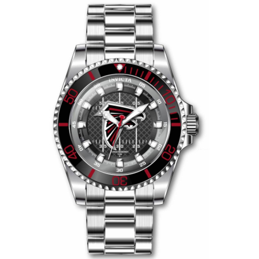 Invicta NFL Atlanta Falcons Quartz Black Dial Men's Watch 43332 ...