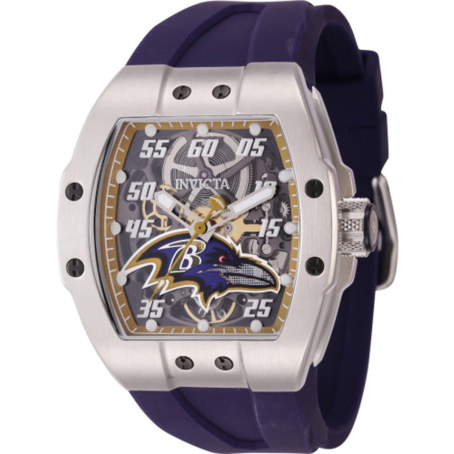 Invicta NFL Baltimore Ravens Baltimore Ravens Transparent Dial ...
