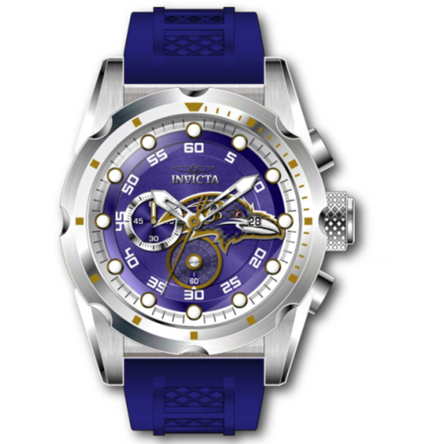 Invicta NFL Baltimore Ravens Chronograph Quartz Men's Watch 45533 ...