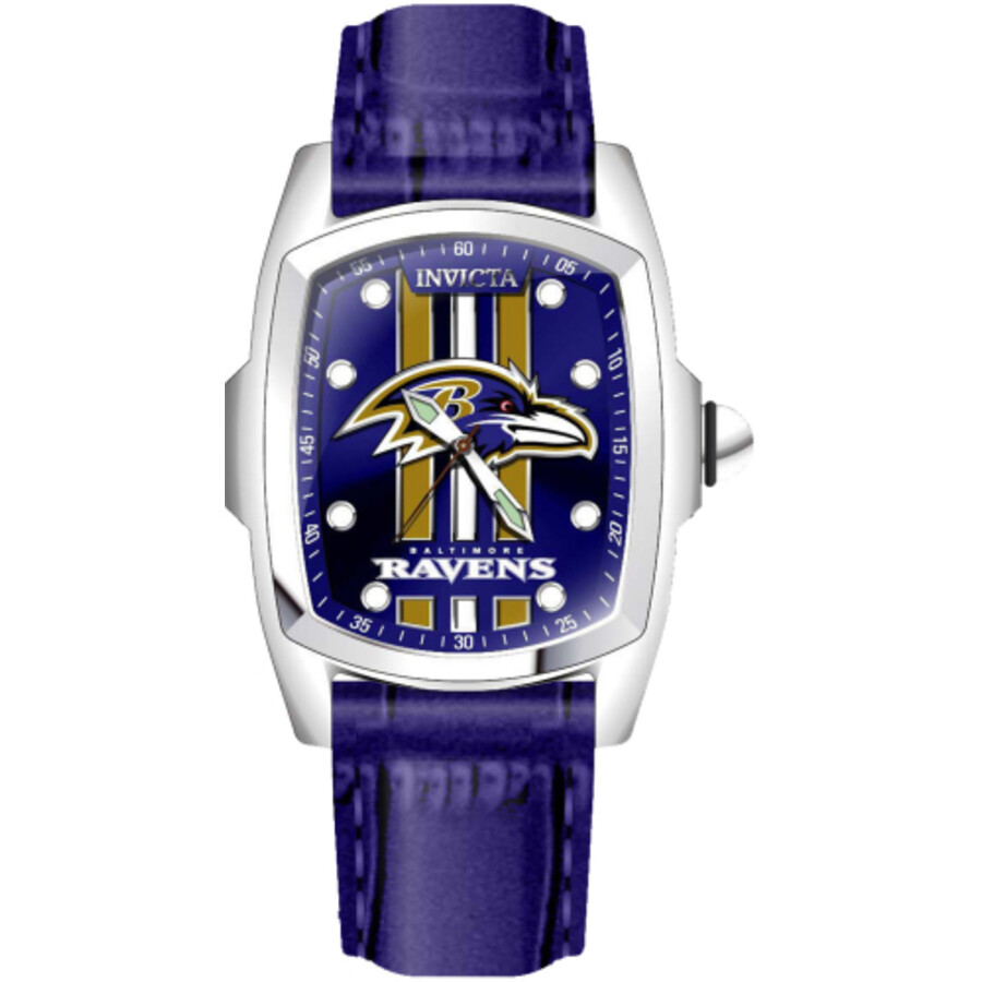 Invicta NFL Baltimore Ravens Quartz Purple Dial Men's Watch 45466 ...