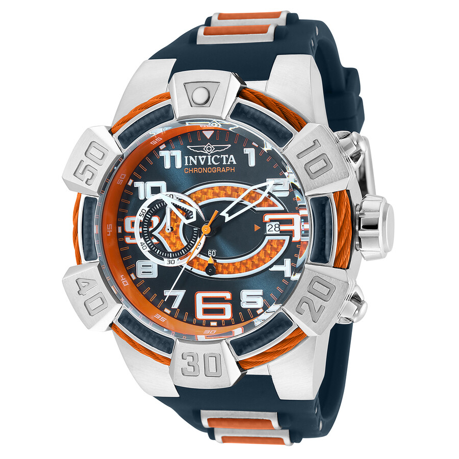 Invicta NFL Chicago Bears Blue Dial Men's Watch 35776 886678438181 ...