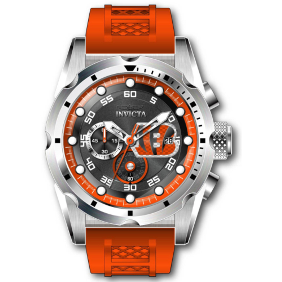 Invicta NFL Cincinnati Bengals Chronograph Quartz Men's Watch 45544 ...