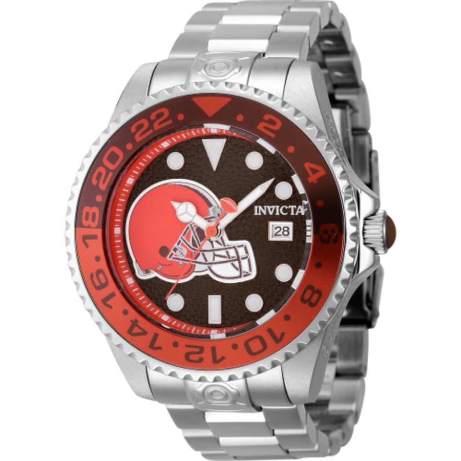 Invicta NFL Cleveland Browns Automatic Red Dial Men's Watch 45037 ...