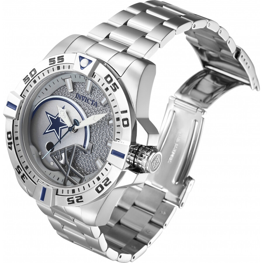 Invicta NFL Dallas Cowboys Quartz Grey Dial Men's Watch 42144 ...