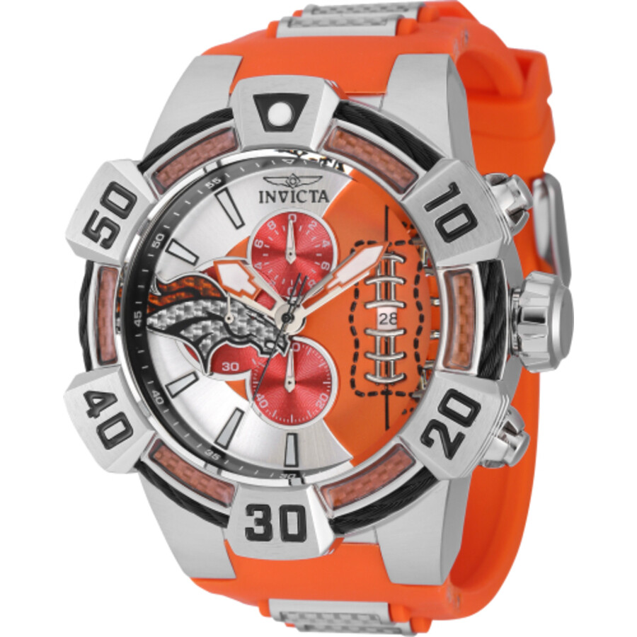 Invicta NFL Denver Broncos Chronograph Quartz Men's Watch 41591 ...